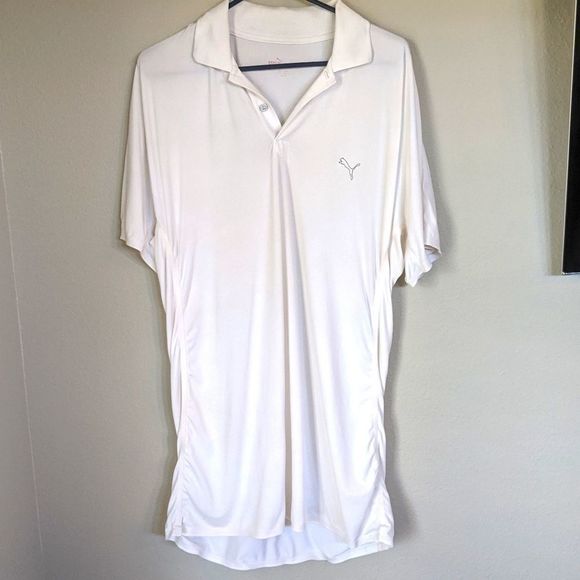 Puma | Shirts | Puma Shirts Long Length White | Poshmark